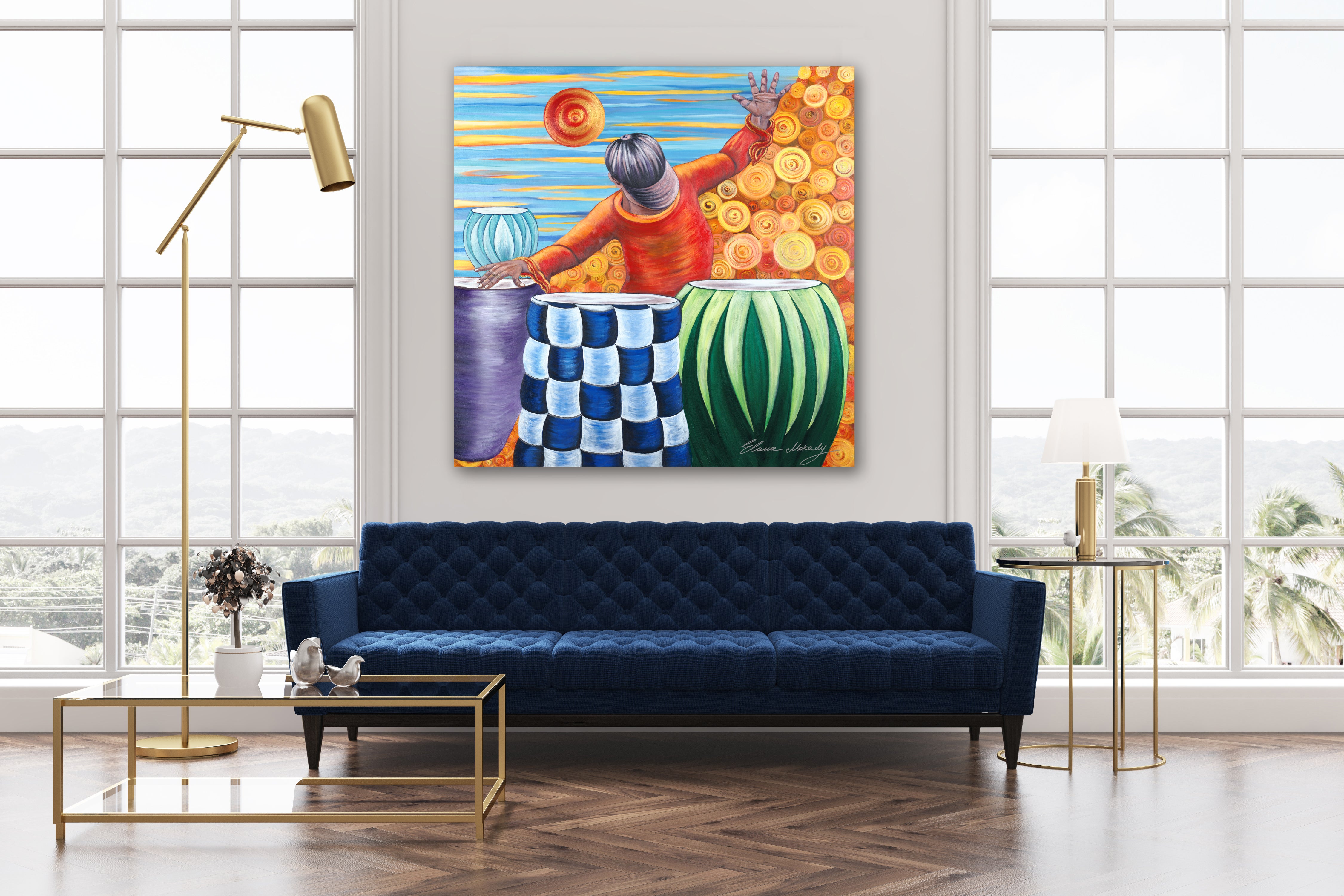 Upbeat Canvas Wall Art | Elana Mokady